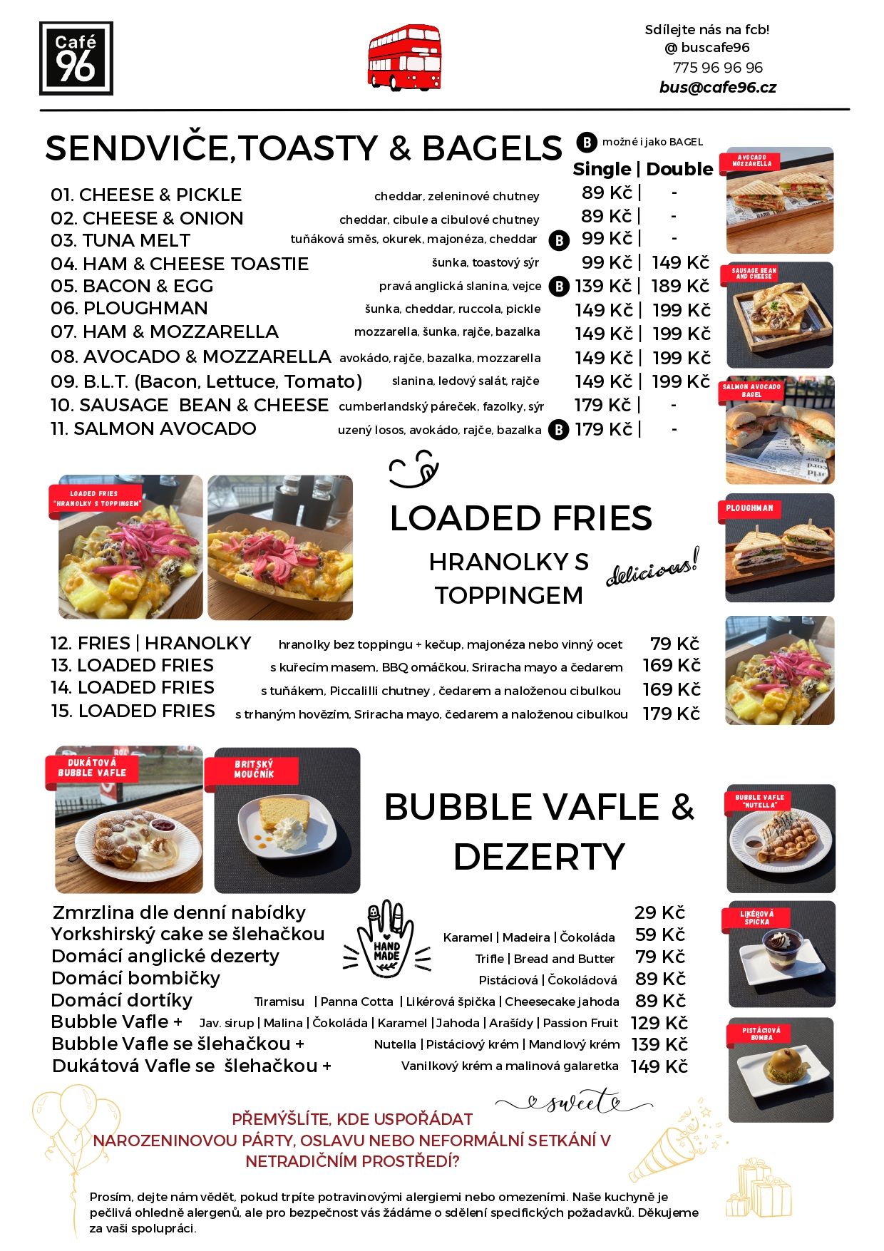 Menu – Cafe96.cz